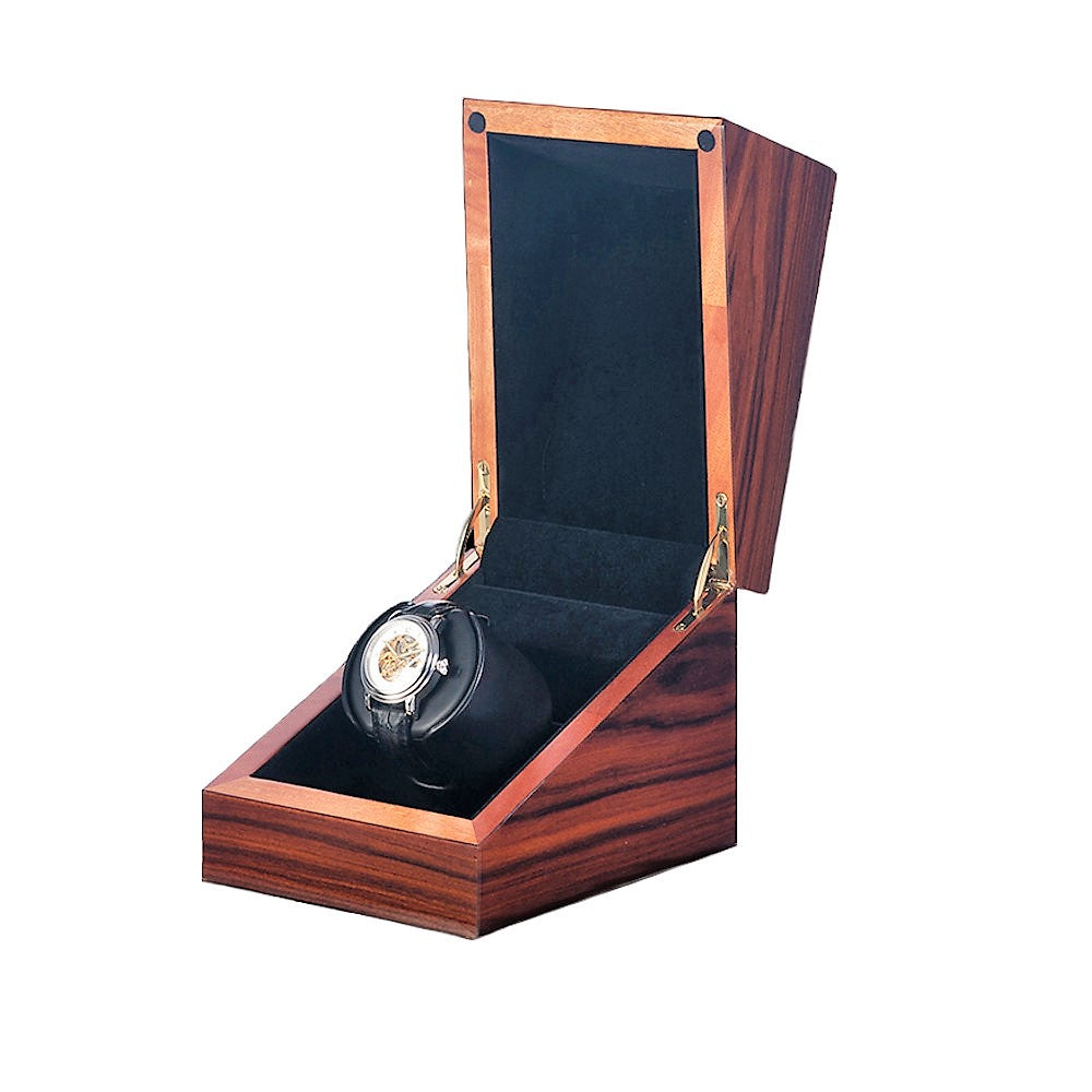 Orbita Sparta Deluxe Single-Unit Watch Winder in Teak – Watchwindersplus